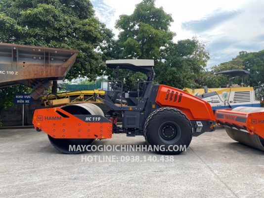 Lu Hamm 1 bánh sắt HC119 – Máy cơ giới chính hãng