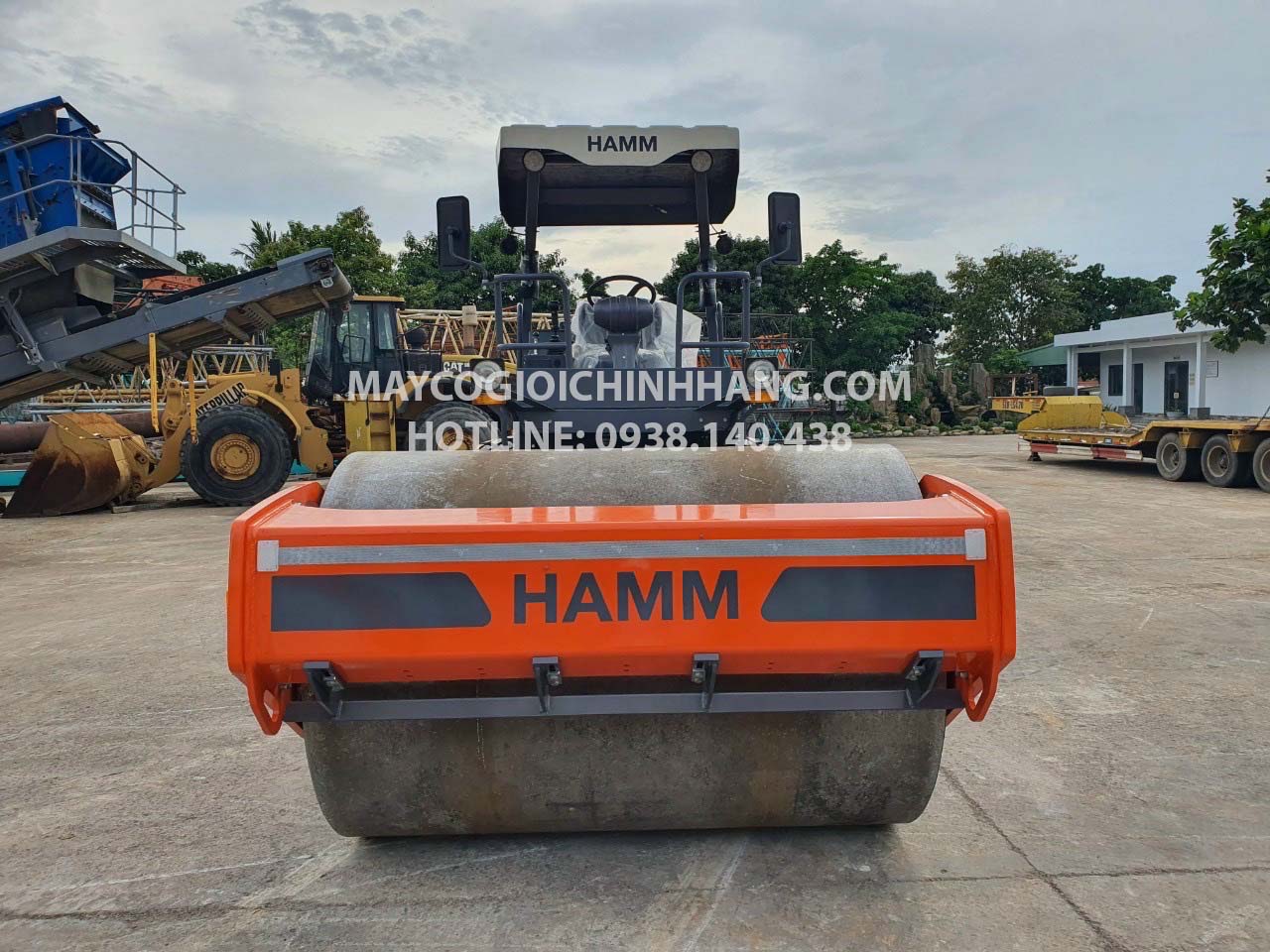 Lu Hamm 1 bánh sắt HC119 – Máy cơ giới chính hãng